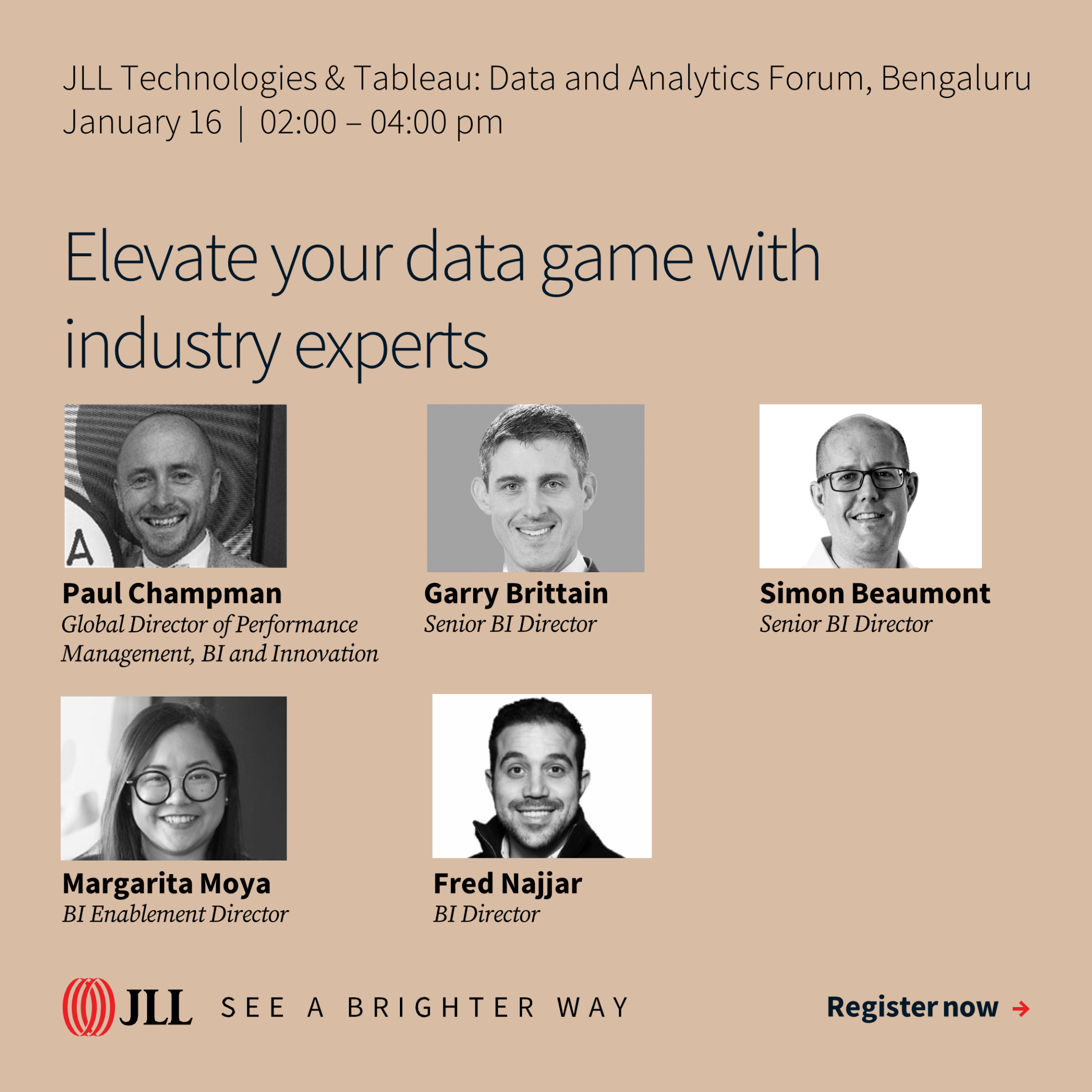 See Q1 2025 Data Analytics Event Jll Technologies And Bangalore